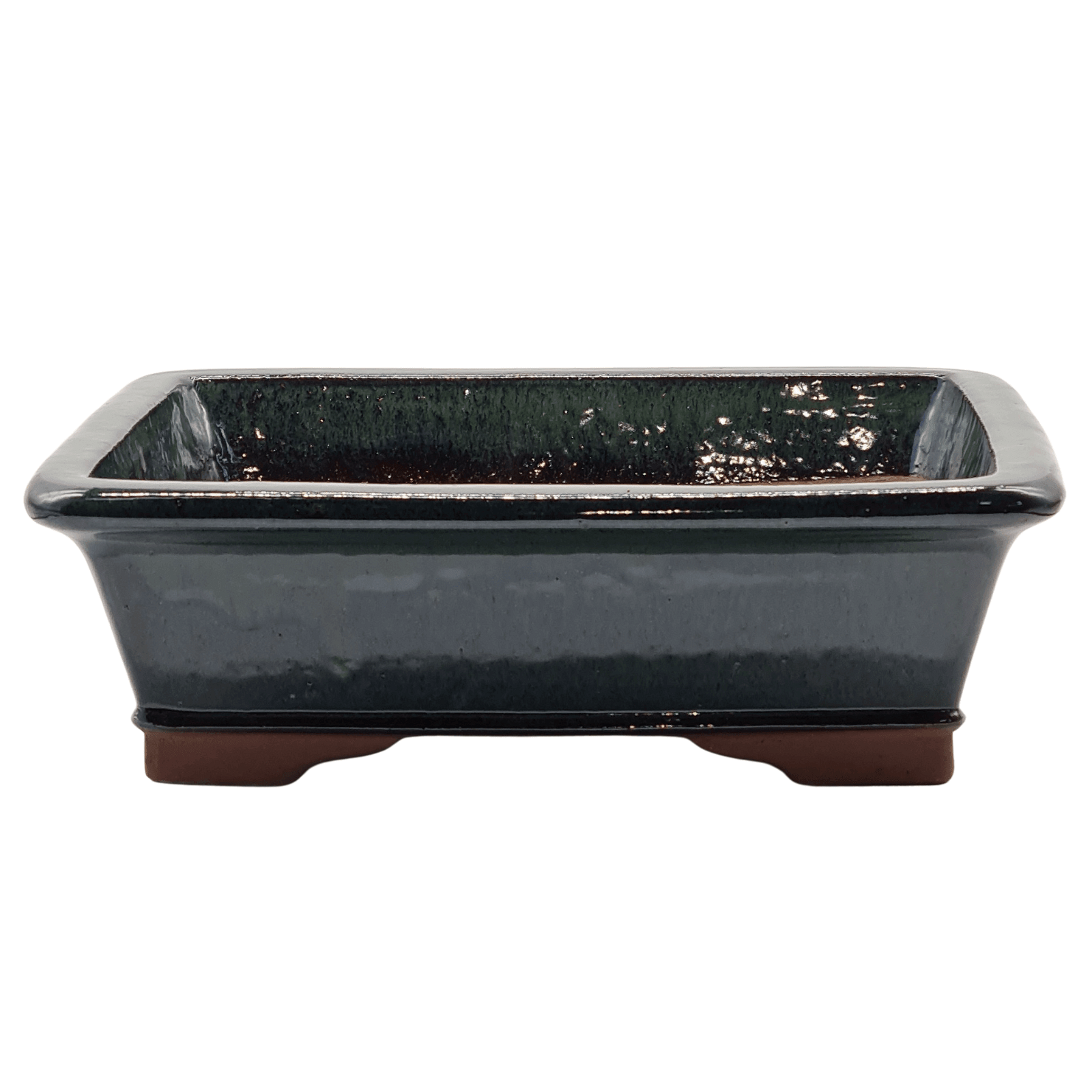 37cm Glazed Bonsai Pot | Rectangle | 37cm x 30cm x 12cm | Rectangle ...