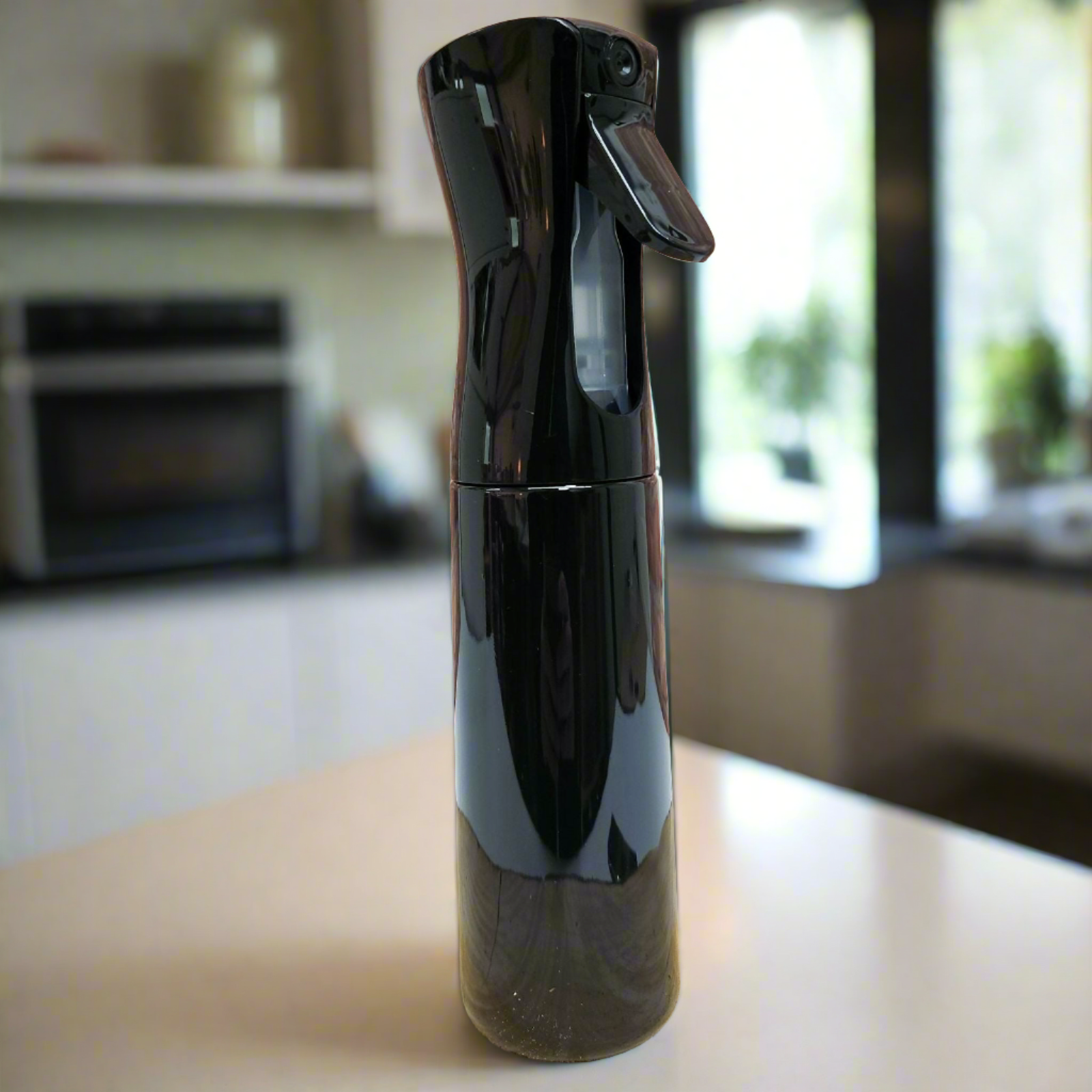 Premium Misting Spray Bottle | Continuous Spray | 200ml Black ...
